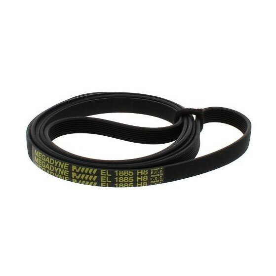 Ремень 1885 H8 для сушильной машины Indesit, Ariston черн. (1815 мм) Megadyne 036195