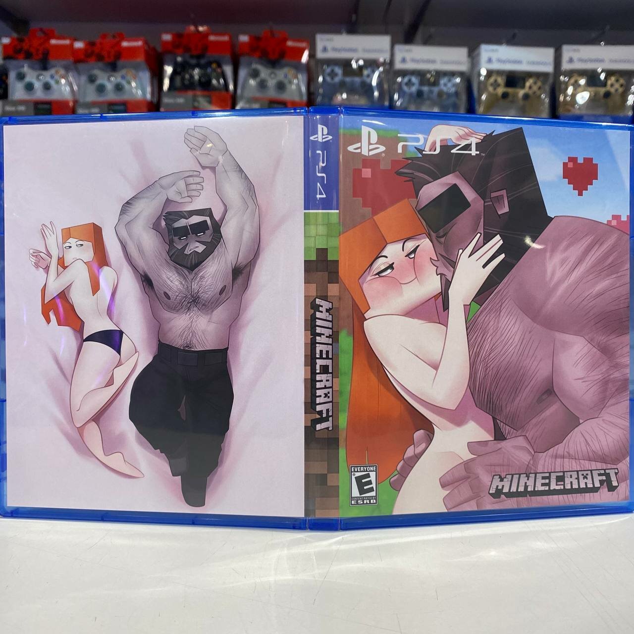 Эксклюзивная обложка PS4 для Minecraft №7