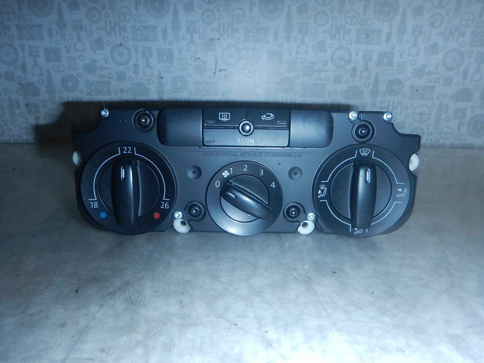 Блок управления печки (климат-контроля) Volkswagen Golf 5 1K0820047JN арт. 241342