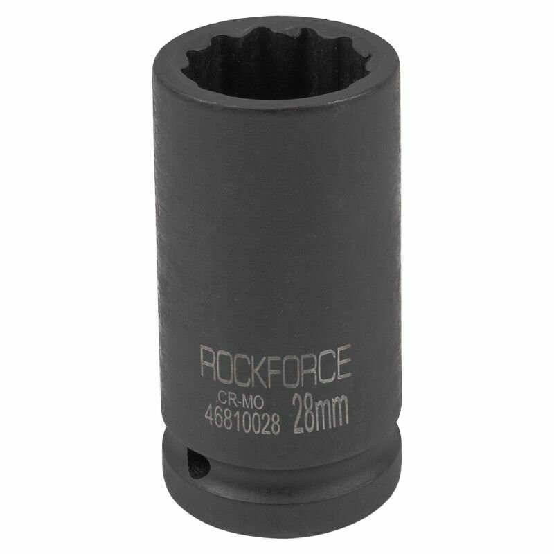 Головка ударная глубокая 3/4", 28мм (12гр.) ROCKFORCE