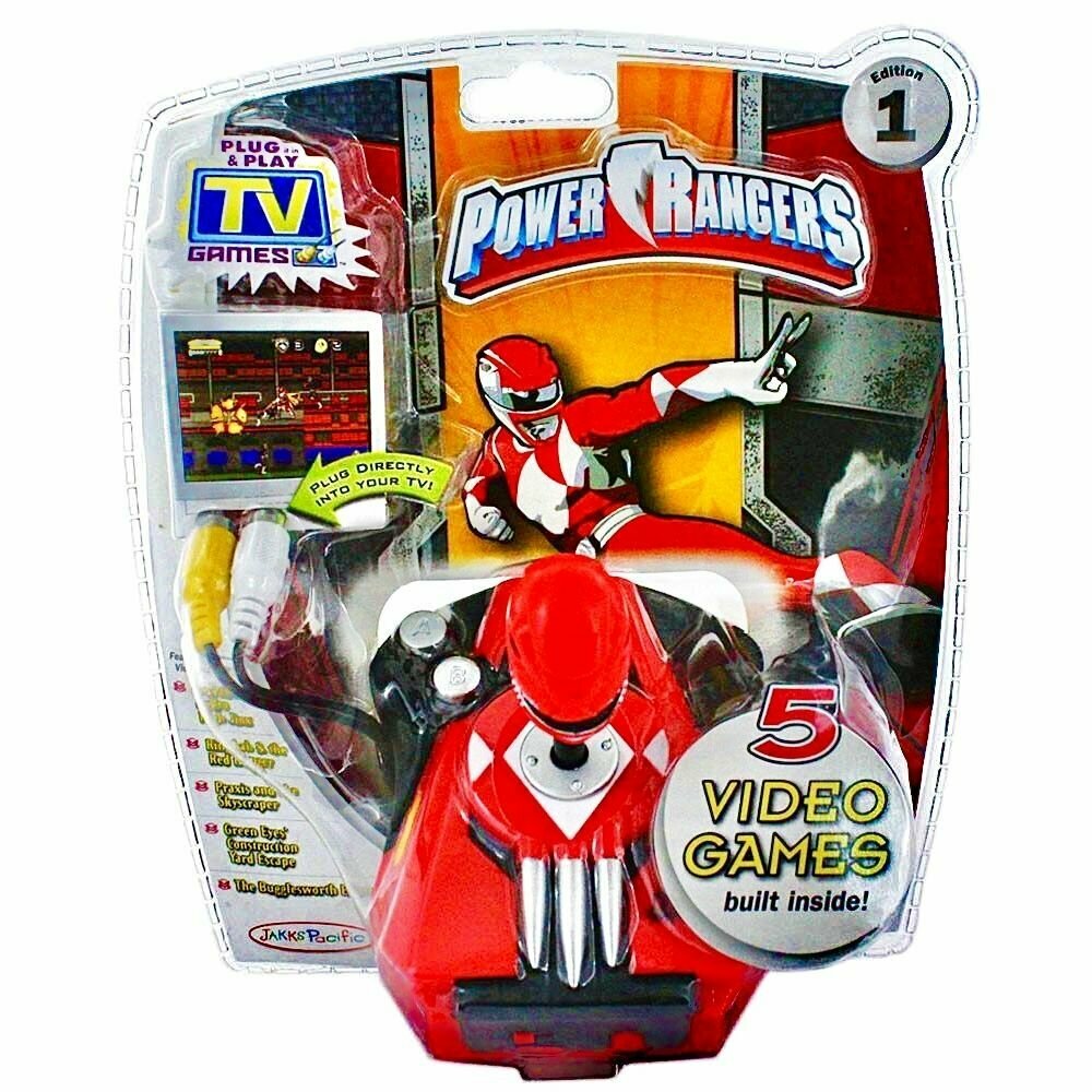 Игровая консоль Power Rangers TV Games Plug-n-Play (Винтаж 2006)