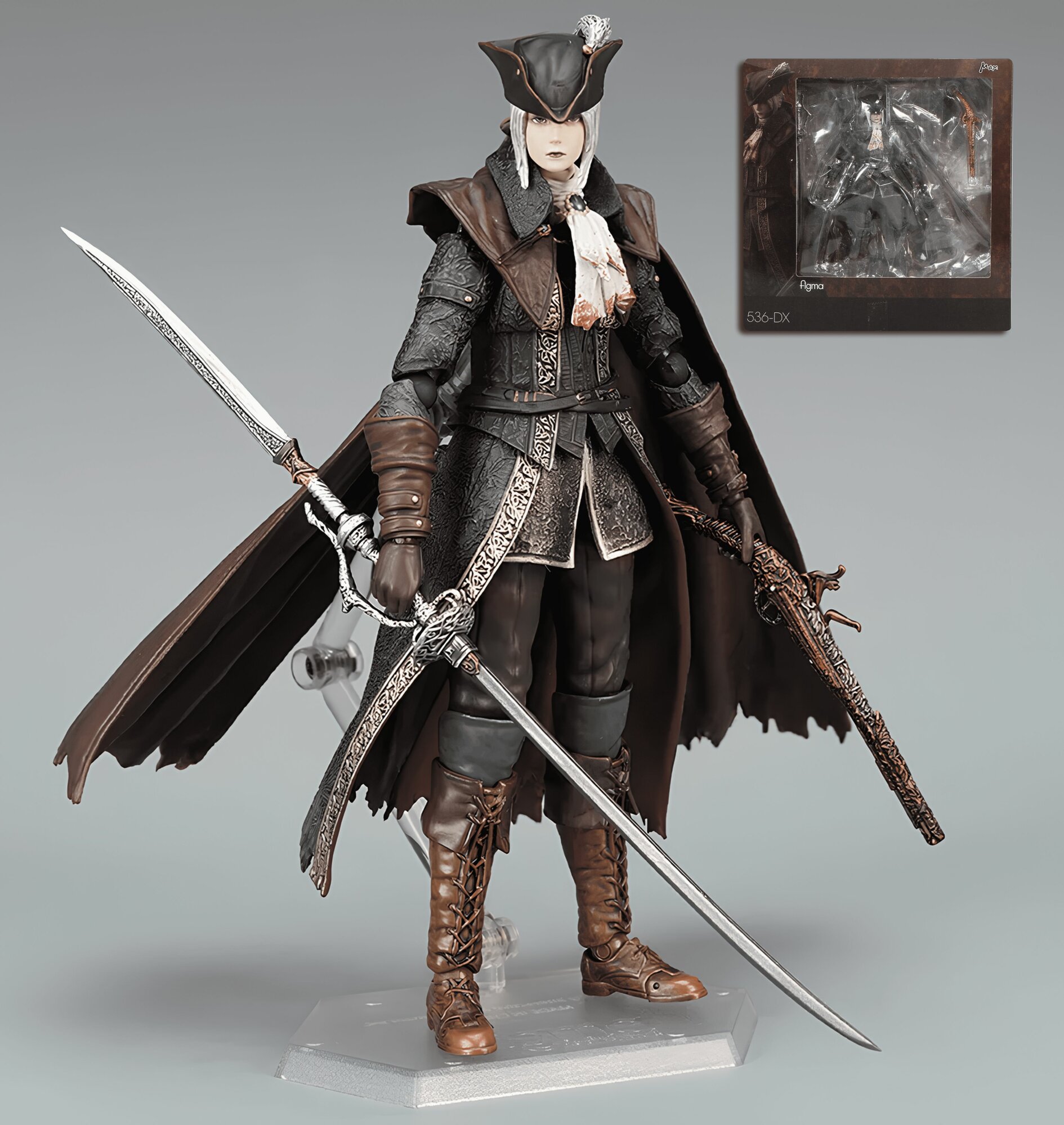 Фигурка Бладборн Леди Мария / Bloodborne Lady Maria figma 536-DX luxury premium version (16см, тех. упак) -enj