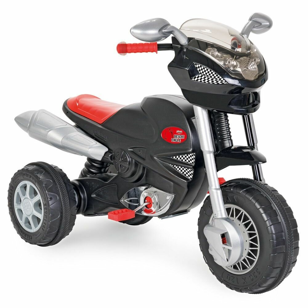 Педальный мотоцикл Pilsan Desert Eagle Black/Черный