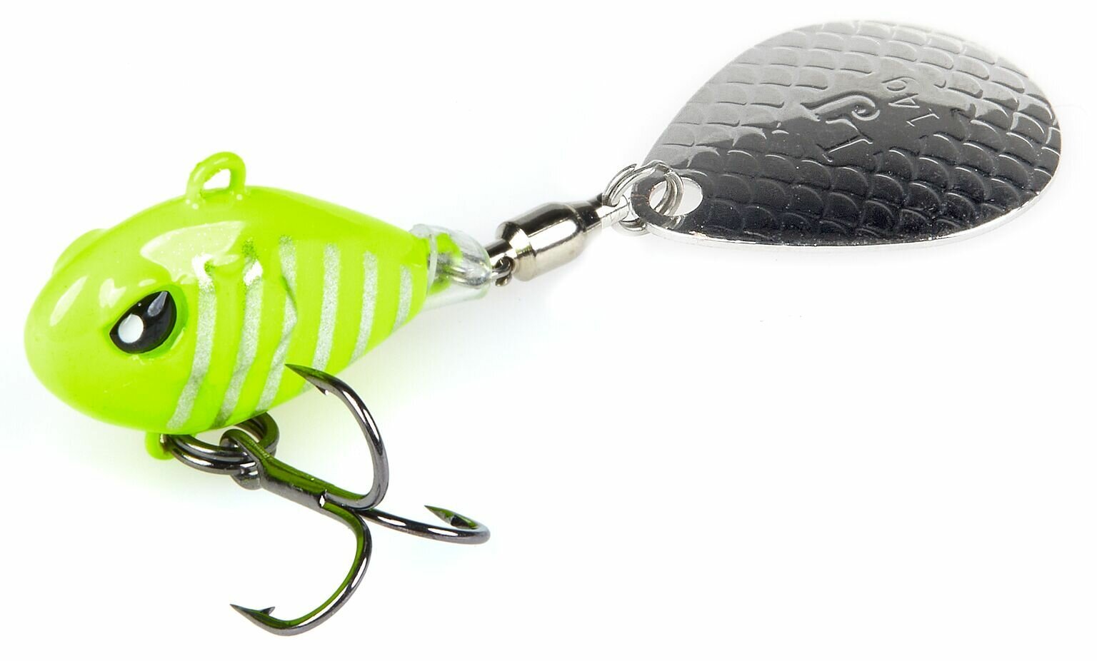 Блесна на окуня тейл-спиннер Lucky John BASARA TAIL SPIN 08.0г 008 в блистере набор приманок на форель голавля в небольших речках и озёрах , снасти рыболовные для зимней и летней рыбалки