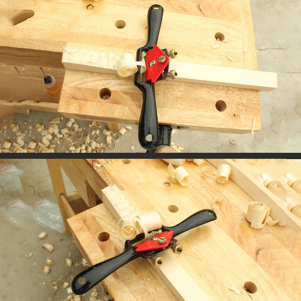 Регулируемый рубанок 9-дюймовый ручной строгальный станок Spokeshave Инструменты для обрезки краев по дереву Деревообрабатывающий строгальный станок Мини-ручной инструмент