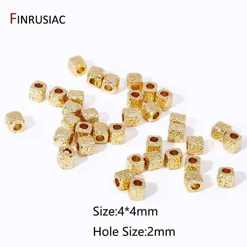 Металлические разделители для бусин FINRUSIAC 40 шт 20 Pcs, 14k gold plated