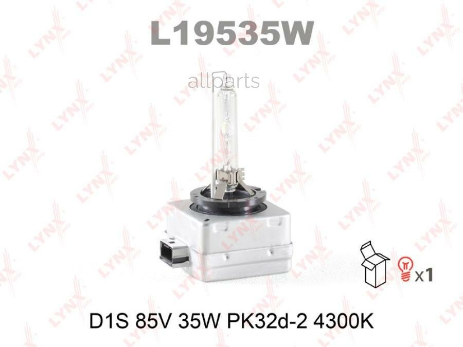 LYNXAUTO L19535W Лампа D1S 12V 35W PK32d-2, 4300K