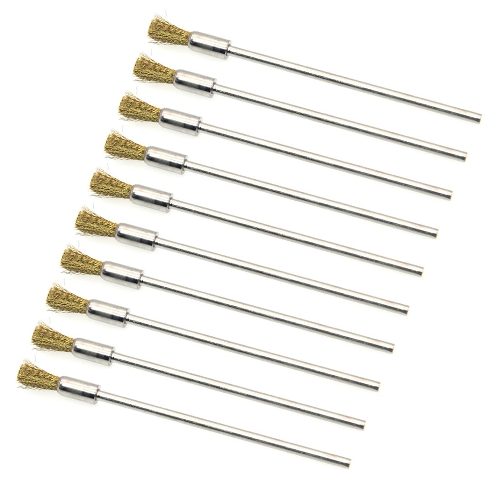 Проволочная щетка из 10 частей для Сверл Насадка для проволочной щетки Эффективное Удаление грязи, краски и разводов Глубокая очистка Ржавеющего инструмента