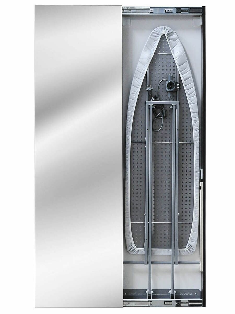 Встроенная гладильная доска Табула (зеркало), венге купе лево