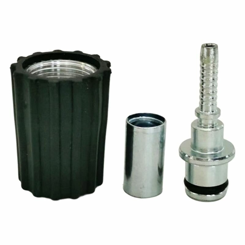 Соединение водопроводной трубы стиральной машины высокого давления M14-внутренняя проволока, колпачок M22, стержень с сердечником 15 мм и стальная втулка s