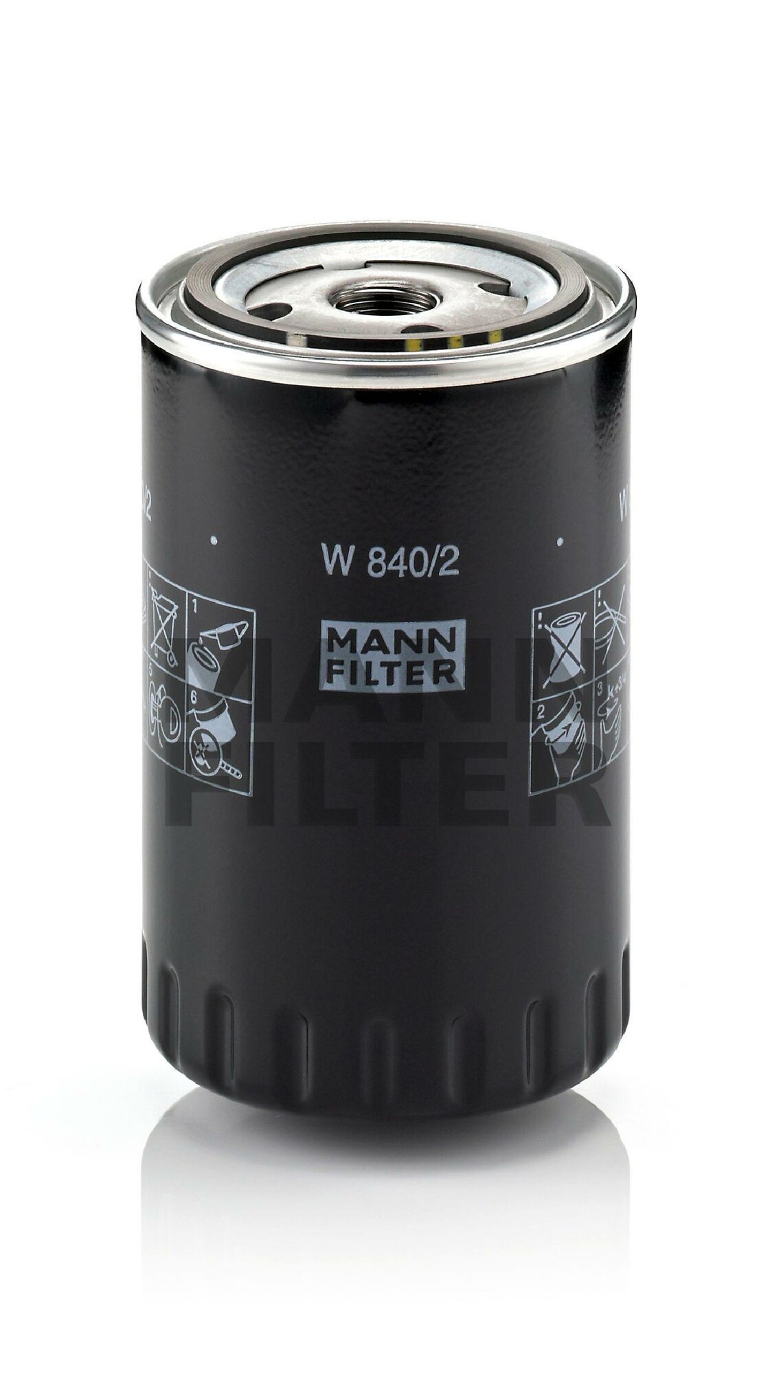 Фильтр масляный для автомобилей MANN FILTER W8402 (запчасти и расходники)