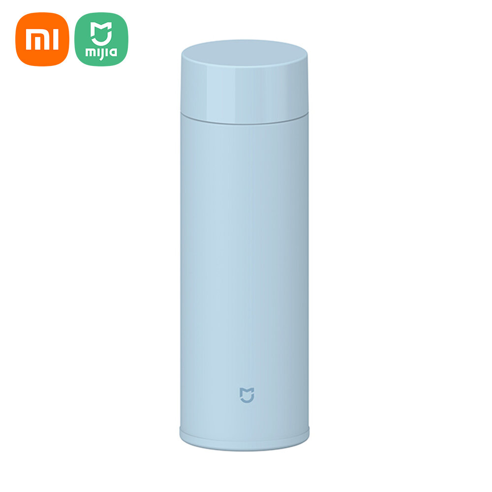 Mijia Thermos Cup 350mL Portable Stainless Steel Thermos Bottle Winter Insulation Keep Warm Cup Black White Pink Blue 4 Colors Optional