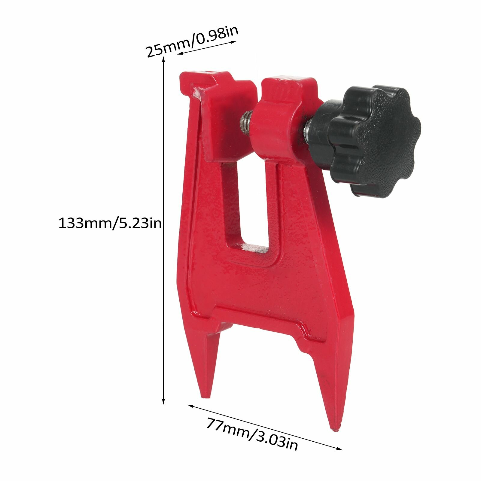 Тиски для пней бензопилы, портативные принадлежности для заточки, тиски для крепления направляющей пластины