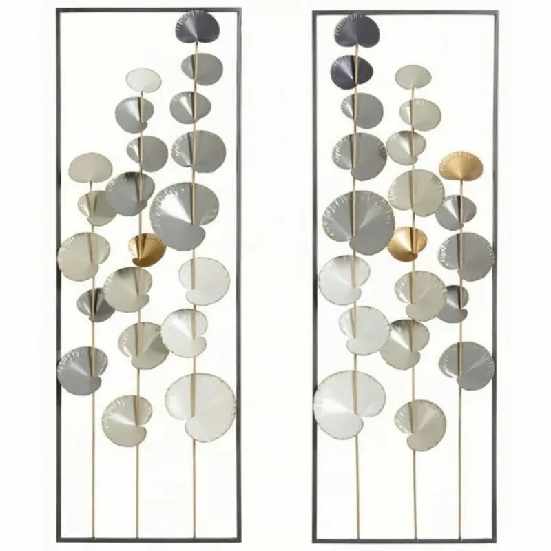 Декоративные стеновые панели, украшение помещения, металлические стеновые панели, декоративно-прикладное искусство, 2 штуки