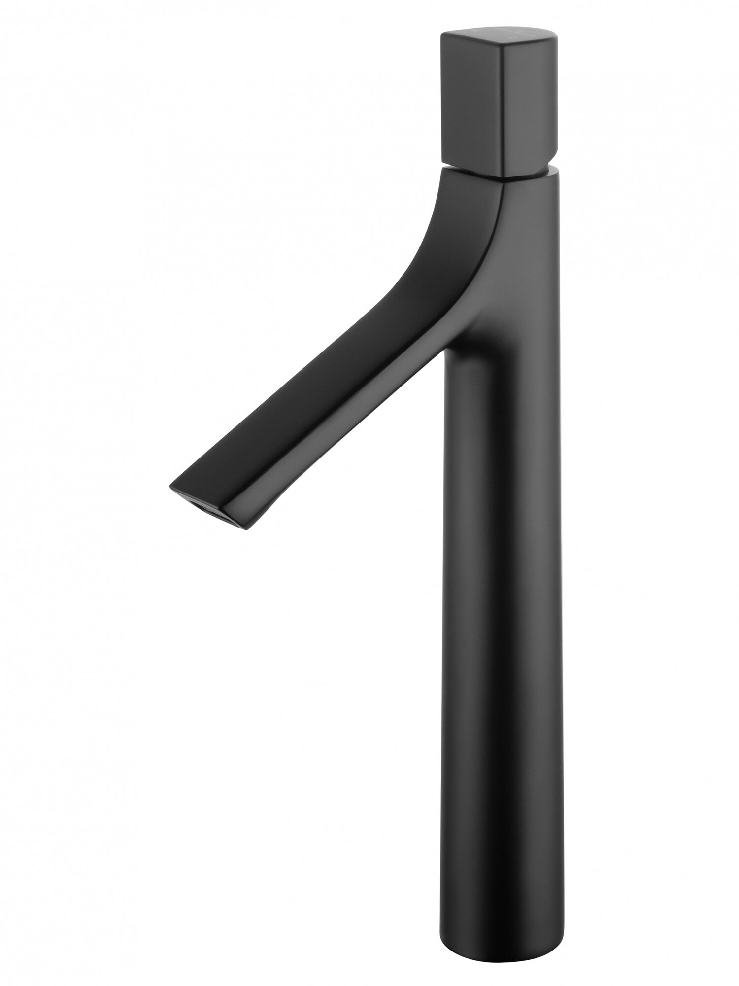 Смеситель для раковины высокий WONZON & WOGHAND, Черный матовый (WW-H1011-MB)