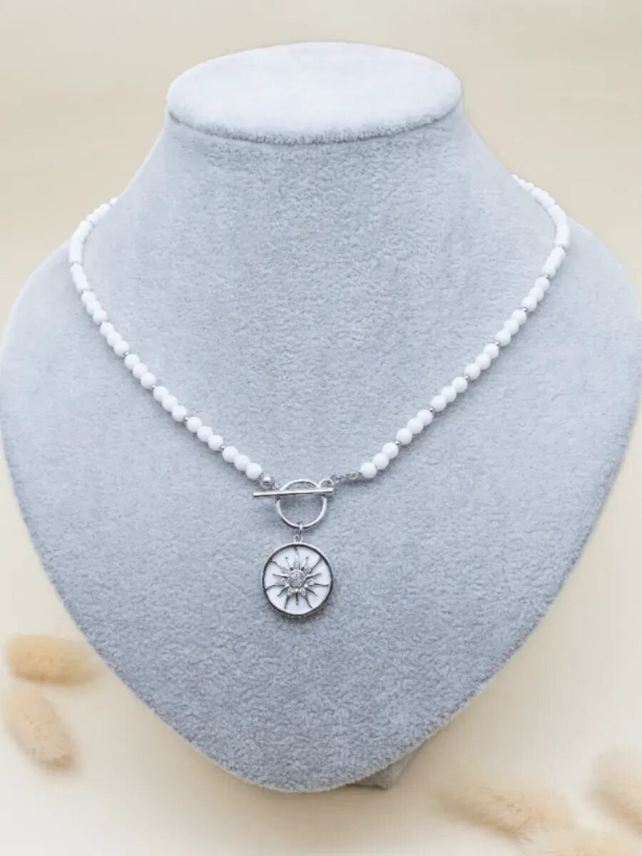 Колье, перламутр