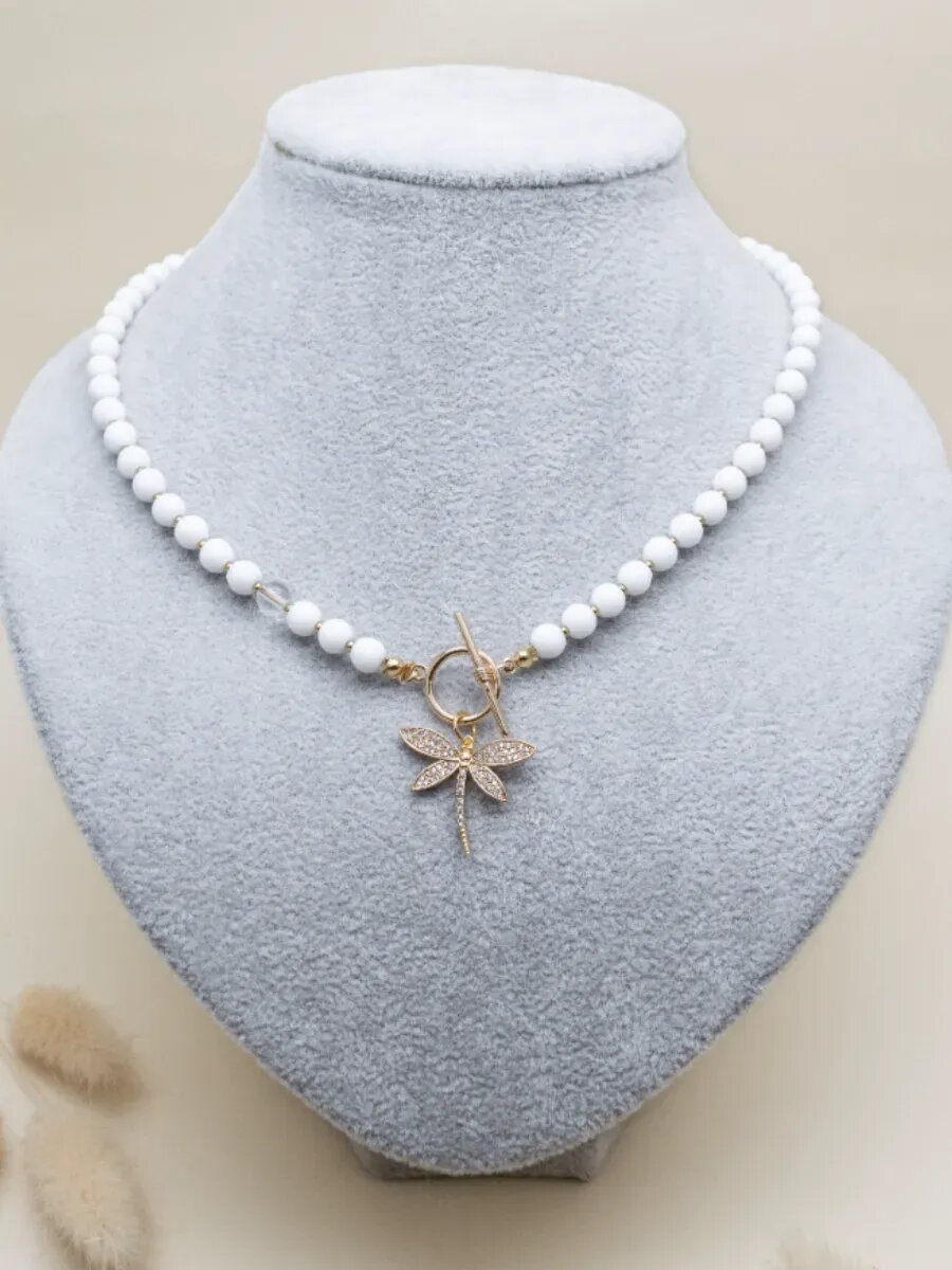 Колье, агат