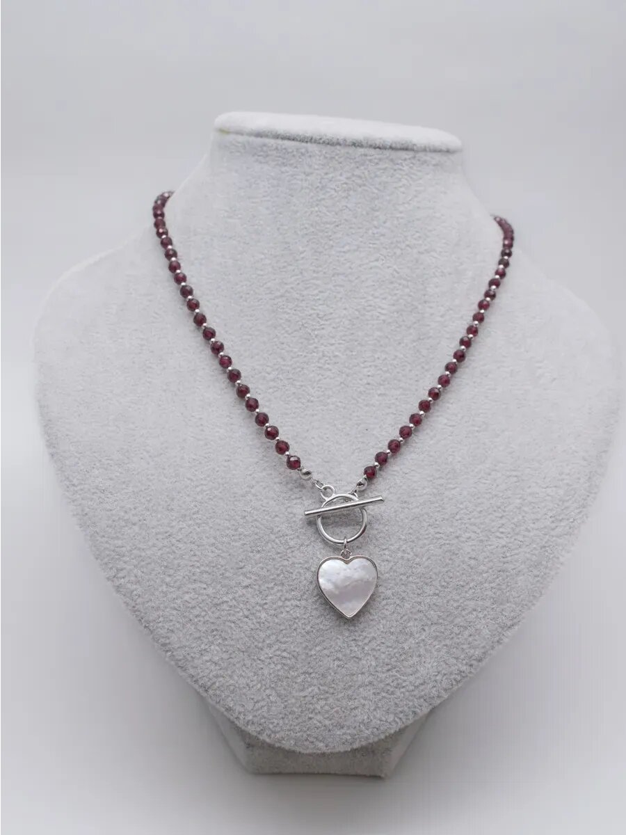 Колье, гранат