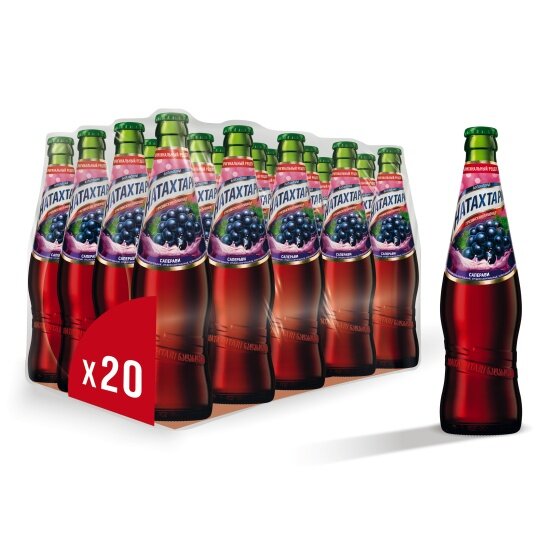 Лимонад Натахтари Саперави 0,5 л (20 штук в упаковке)