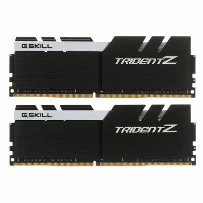 Оперативная память G.Skill TRIDENT Z (F4-3200C16D-32GTZKW) DIMM DDR4 32ГБ - DDR4, 16ГБх2 шт, 3200 МГц, 16-18-18-38