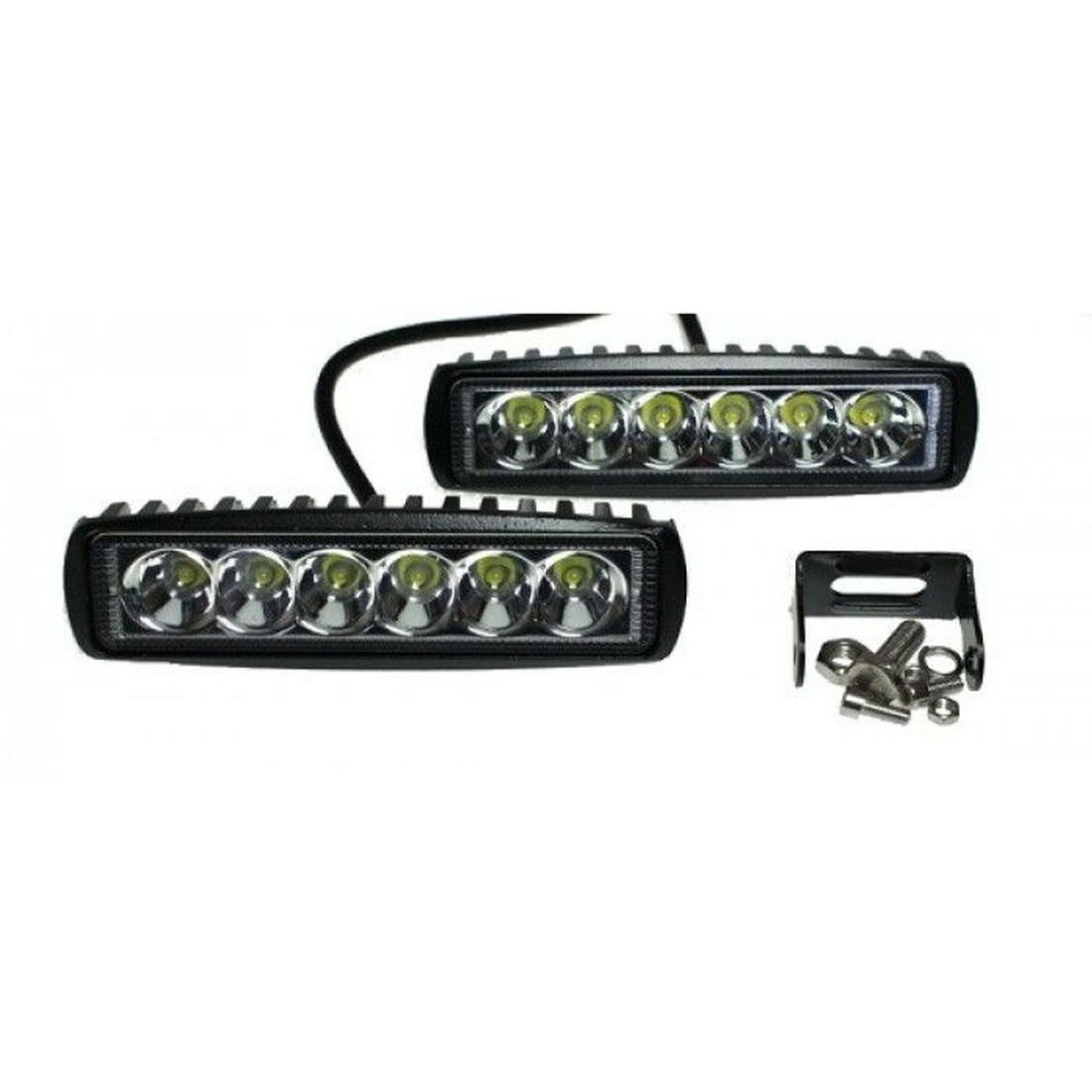 Фара рабочего света прямоугольная 18Вт дальний 156х42х40мм TM Nord YADA (904835)