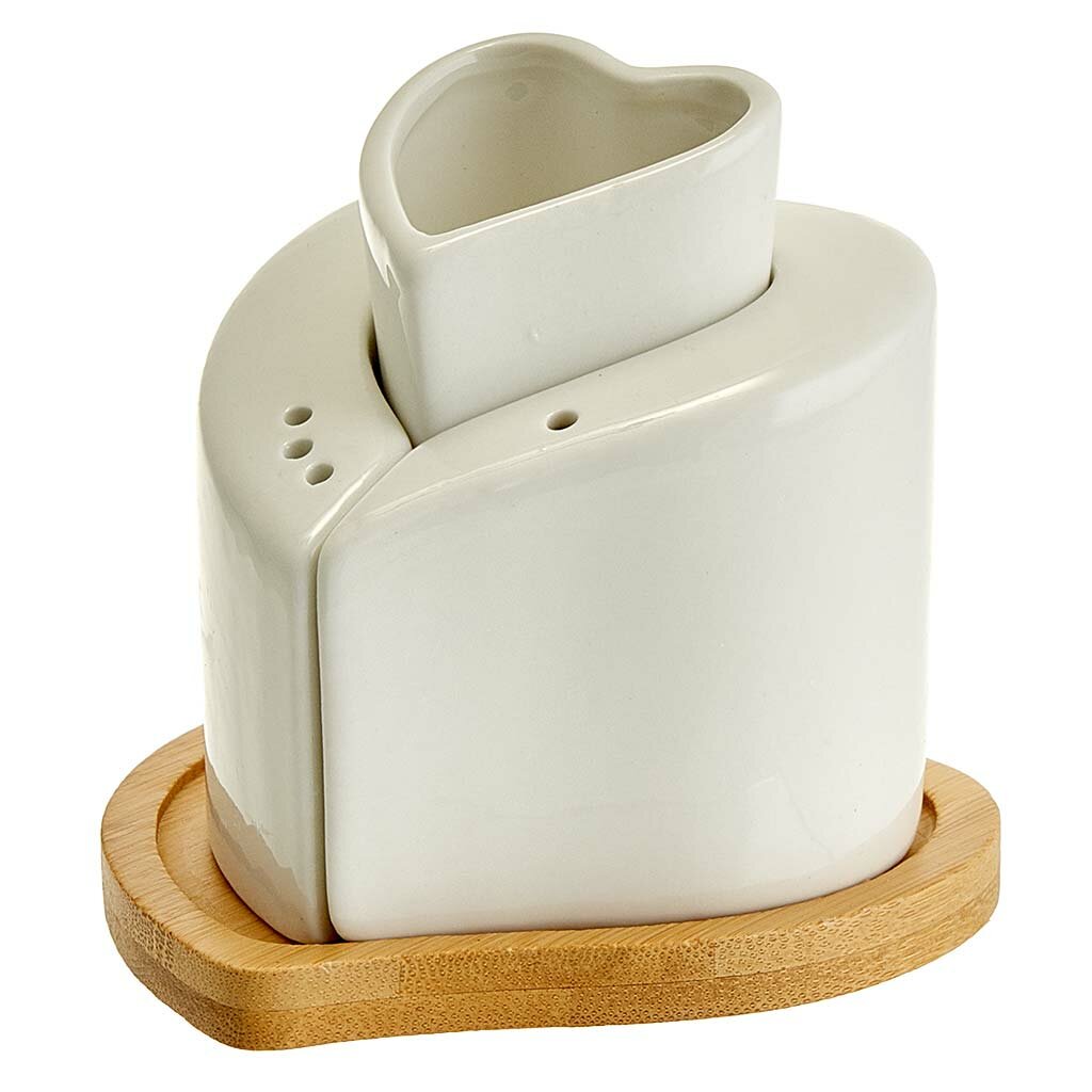 Набор для специй 3 предмета на бамбуковой подставке Alpenkok AK5-0028