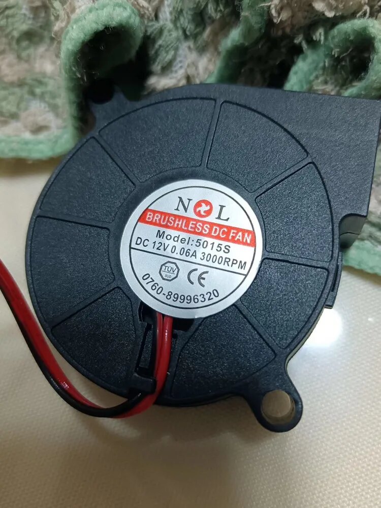 Для увлажнителя воздуха турбо вентилятор NL 5015S DC12v 0.06A 3000RPM 2-проводной вентилятор