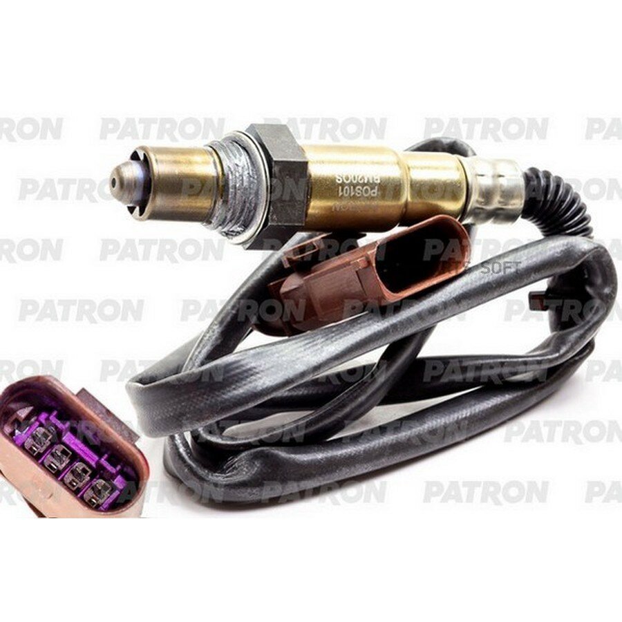 Лямбда-зонд BOSCH Planar type (4-пров) VW: Polo Sedan 1.4i/1.6i 10- / Jetta IV 1.6i 13- / Golf V 1.4TSI 06- SKODA: Rapid 1.6i 13- от официального дистрибьютора, PATRON, артикул POS101