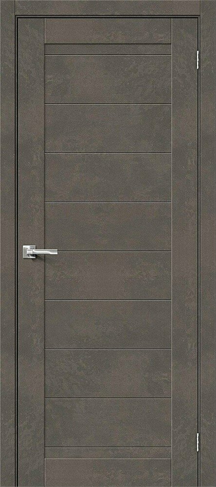 BRAVO Межкомнатная дверь 200*80, Браво-21, Brut Beton , Хард Флекс 200*80 Brut Beton