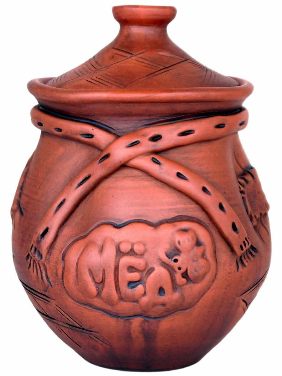 Универсальный горшочек, Медовичок "Мешочек", глина, керамика, ручная работа