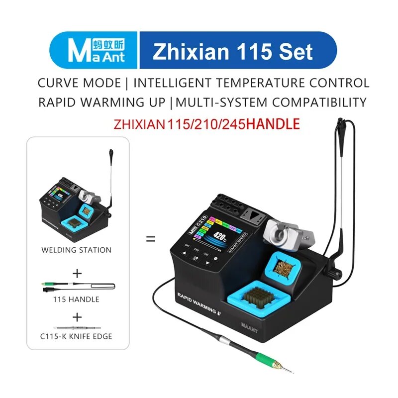 MaAnt C210 200W Паяльная станция 115 Set, 220 В