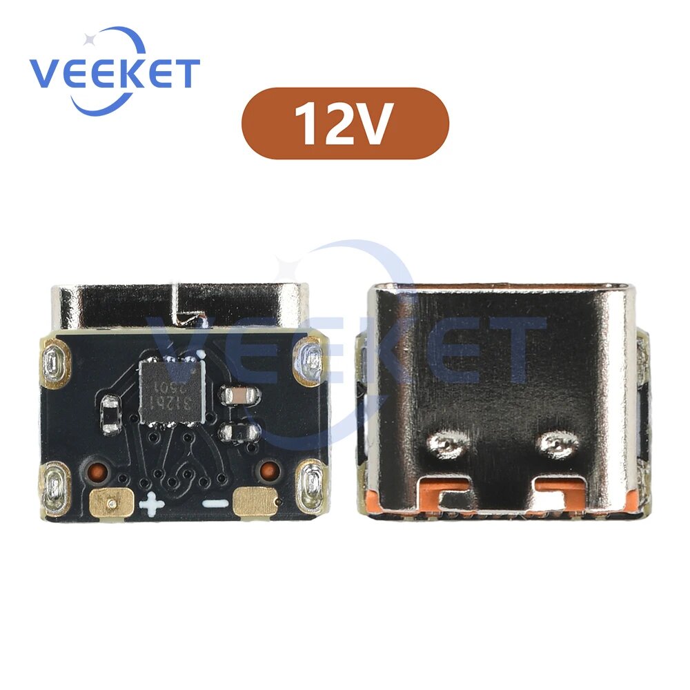 12V USB-C PD3.0 Быстрый Зарядный Модуль