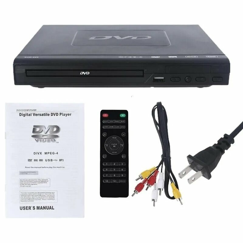 1800 Гц DVD Player Mopsscaling 1080p All Region EVDS Игроки, Черный
