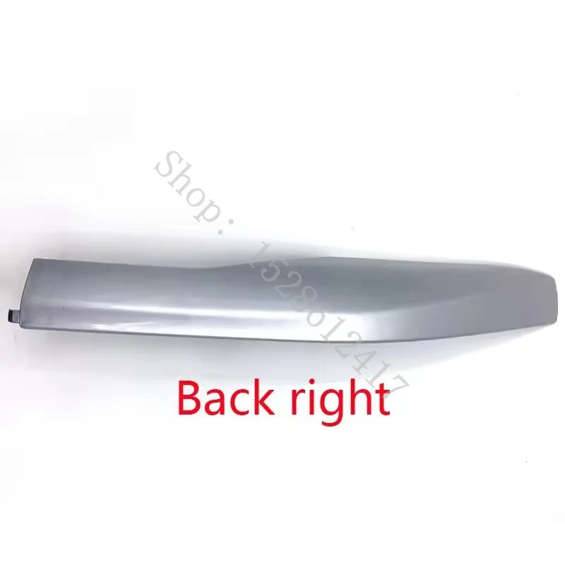 Для LEXUS RX270 RX350 RX450h 2009 2010 ~ 2015 крышка для крышки, серебристая накладка на крышу, конец направляющей на крышу, замена накладки LUGGAGE Back right