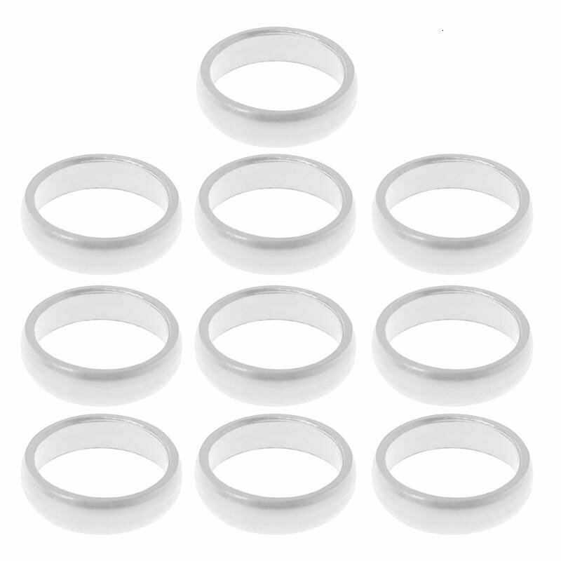 Алюминиевые защитные кольца для древков дротиков, 10 шт, Серебро