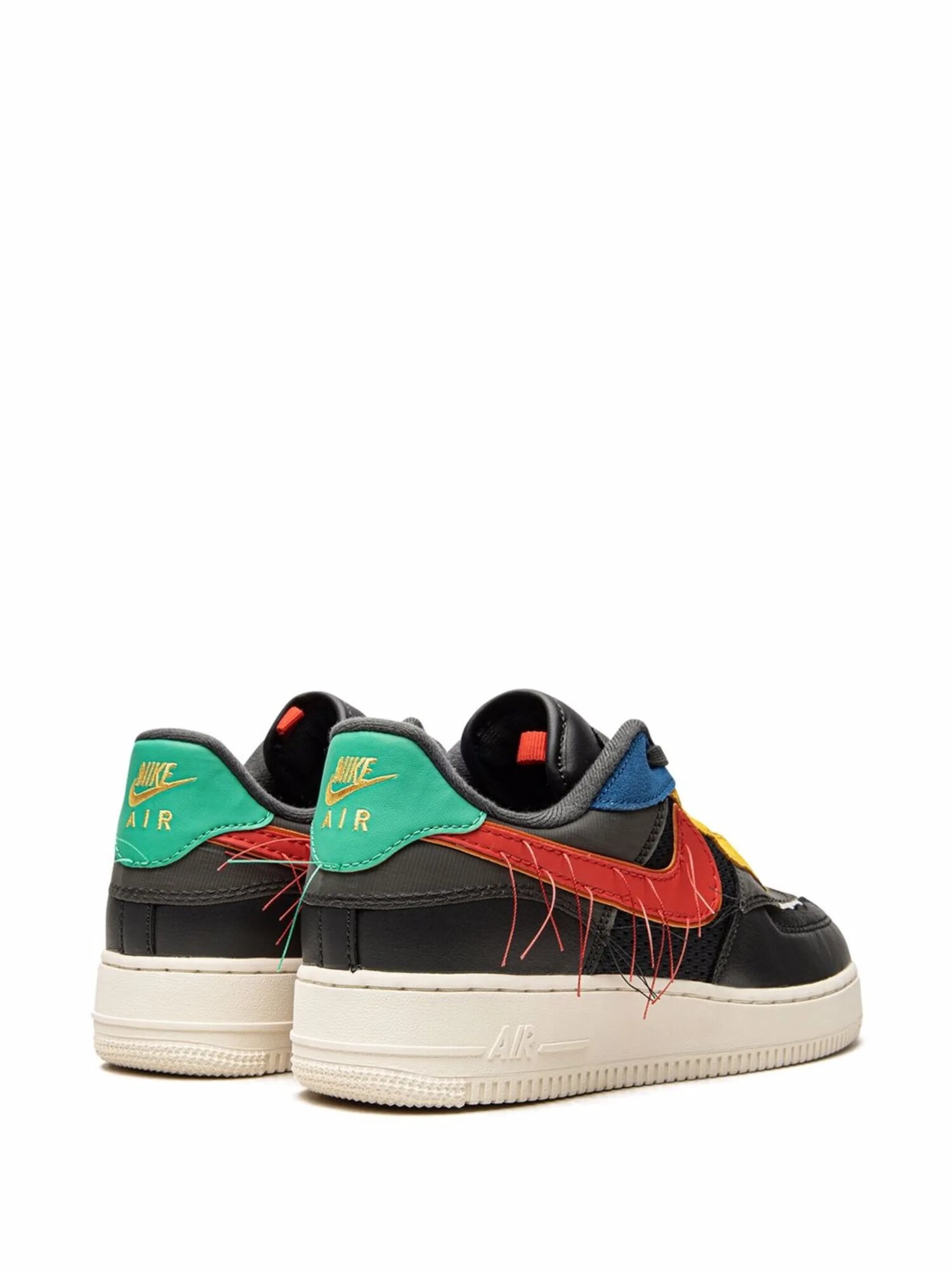 Кроссовки NIKE Air Force 1 Low BHM, размер 9.5 US, черный — фото 1