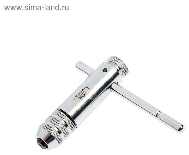 Метчикодержатель с трещоткой , Т-образный , хромированный , М3 - М8