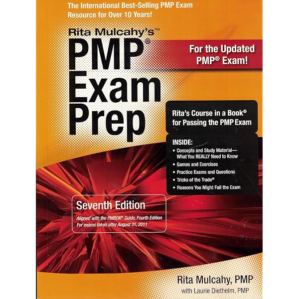 Rita Mulcahy's PMP Exam Prep: Rita's Course in a Book for Passing the PMP Exam，Reprinted paperback book