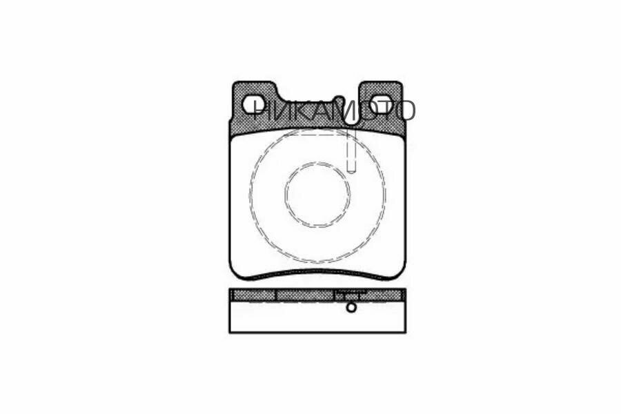 REMSA 040700 Колодки тормозные MB W202/W203/W210/W140 -07 задн.