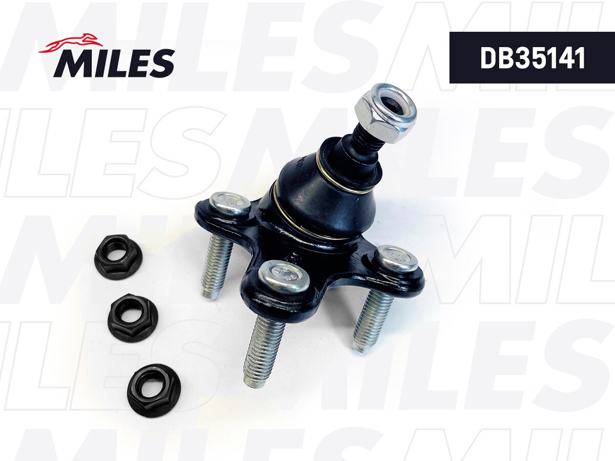 Опора шаровая R MILES DB35141 Audi A3, Skoda Kamiq, Octavia II-IV, Superb II, Yeti, Vw Caddy, Golf 5-8, Jetta, Touran, Tiguan 03-> с крепежом