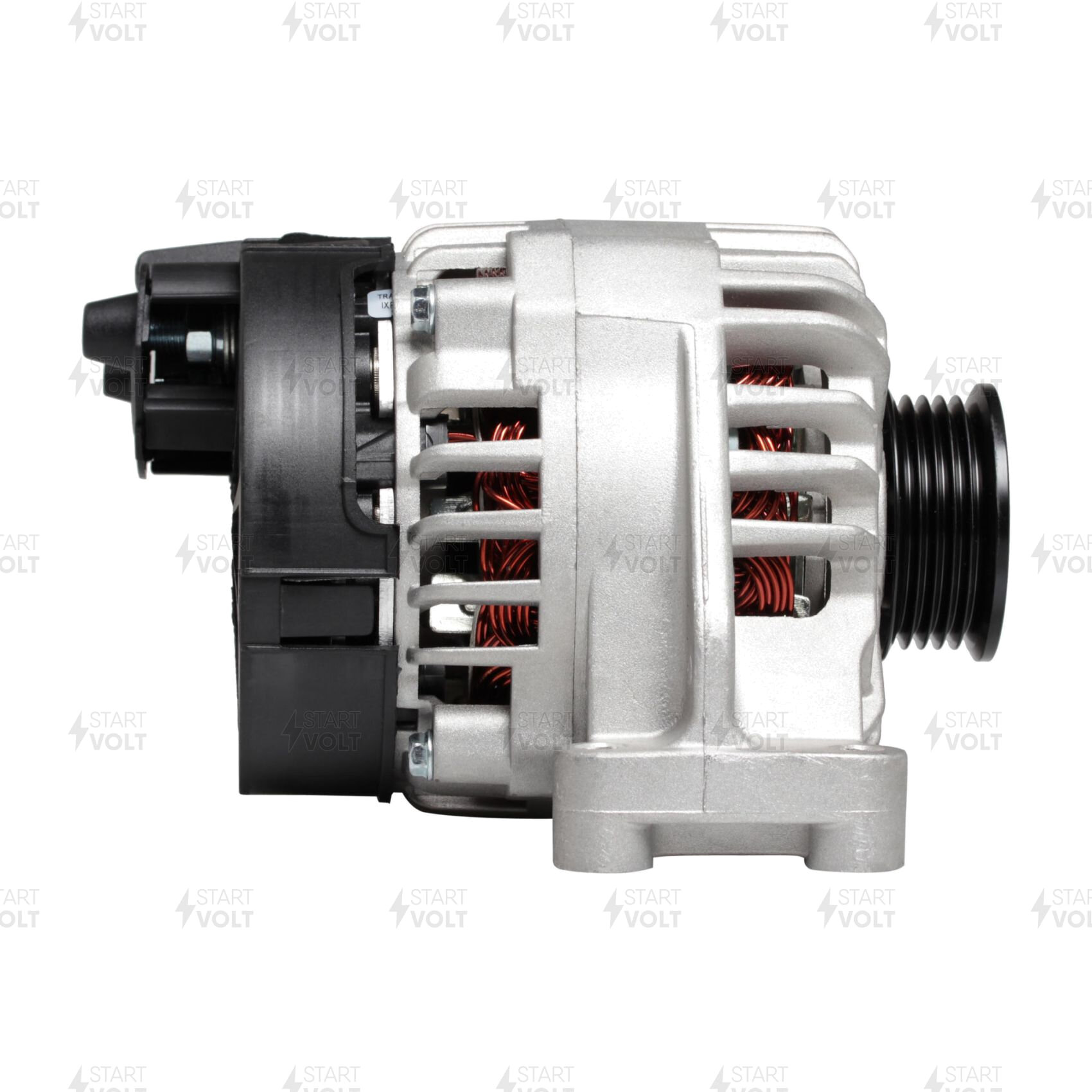 Генератор 105 А для FIAT DOBLO, GRANDE PUNTO, PUNTO, 500 / ALFA ROMEO MITO / STARTVOLT LG 1661 — фото 1