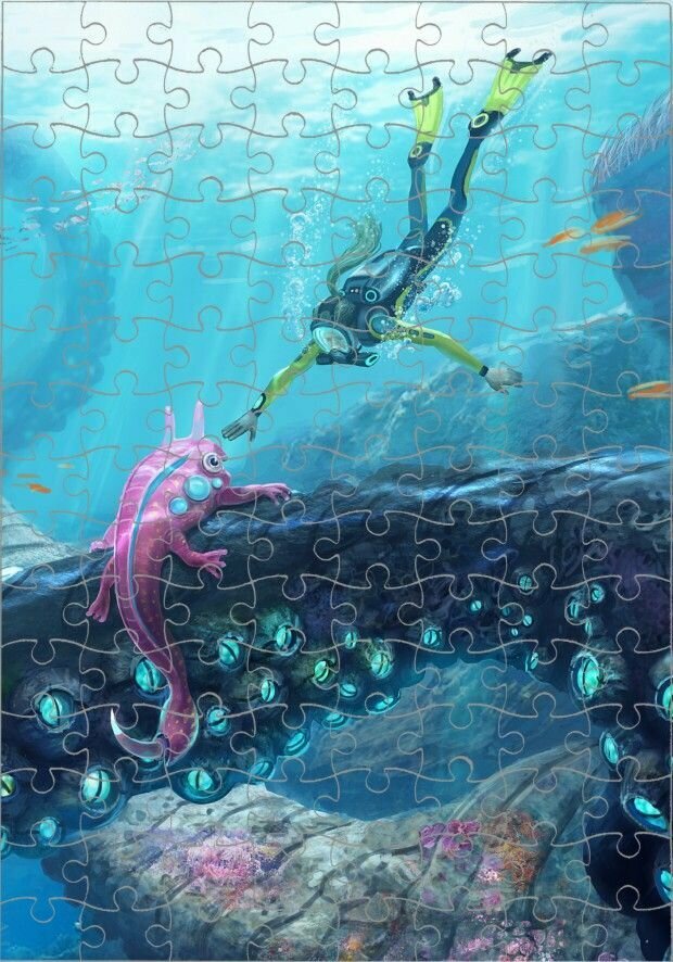 Пазл Mewni-Shop А4 Subnautica, Сабнатика - 0006