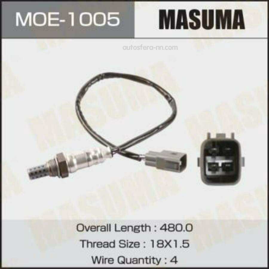 MASUMA MOE1005 Датчик кислородный MASUMA, TOYOTA COROLLA, PREMIO / 3ZZFE, 1ZZFE