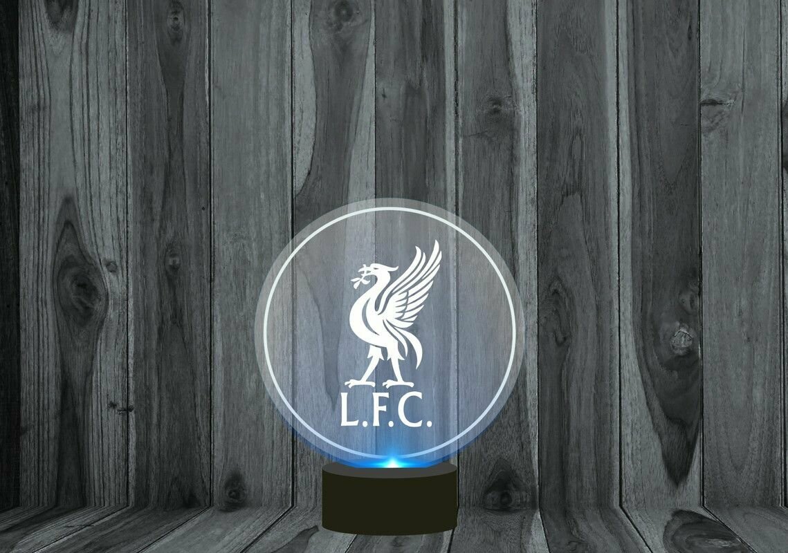 Светильник, ночник 3D GOODbrelok Ливерпуль, Liverpool - 0001