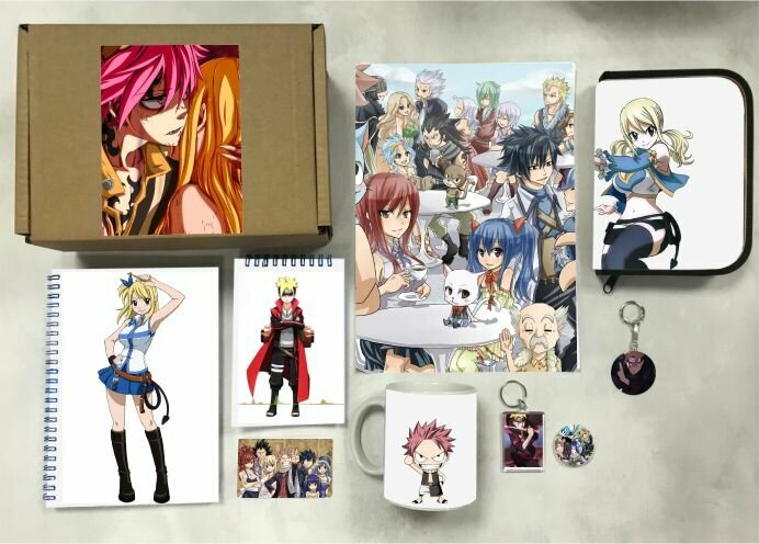 Бокс GOODbrelok принт "Хвост Феи, Fairy Tail" - 0009