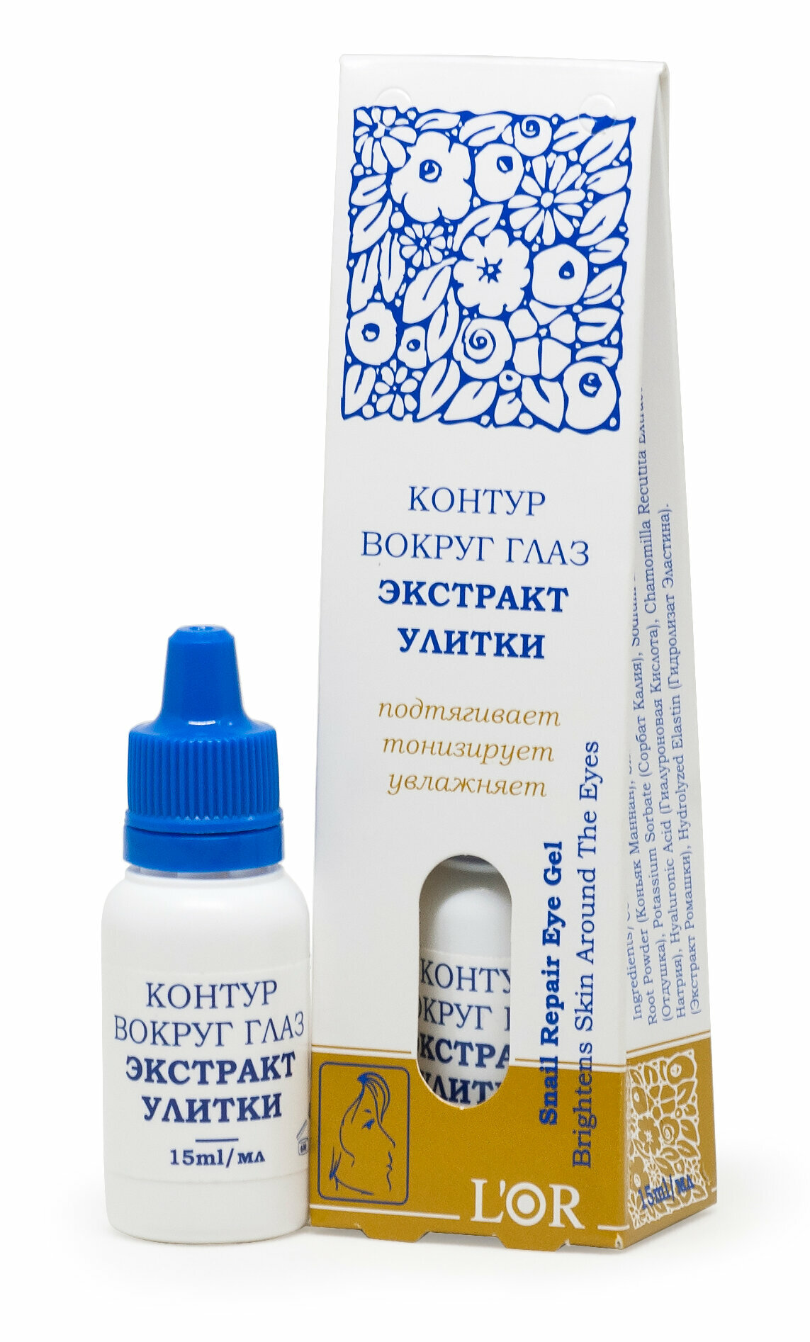 Контур для век Dnc Экстракт улитки, 15мл