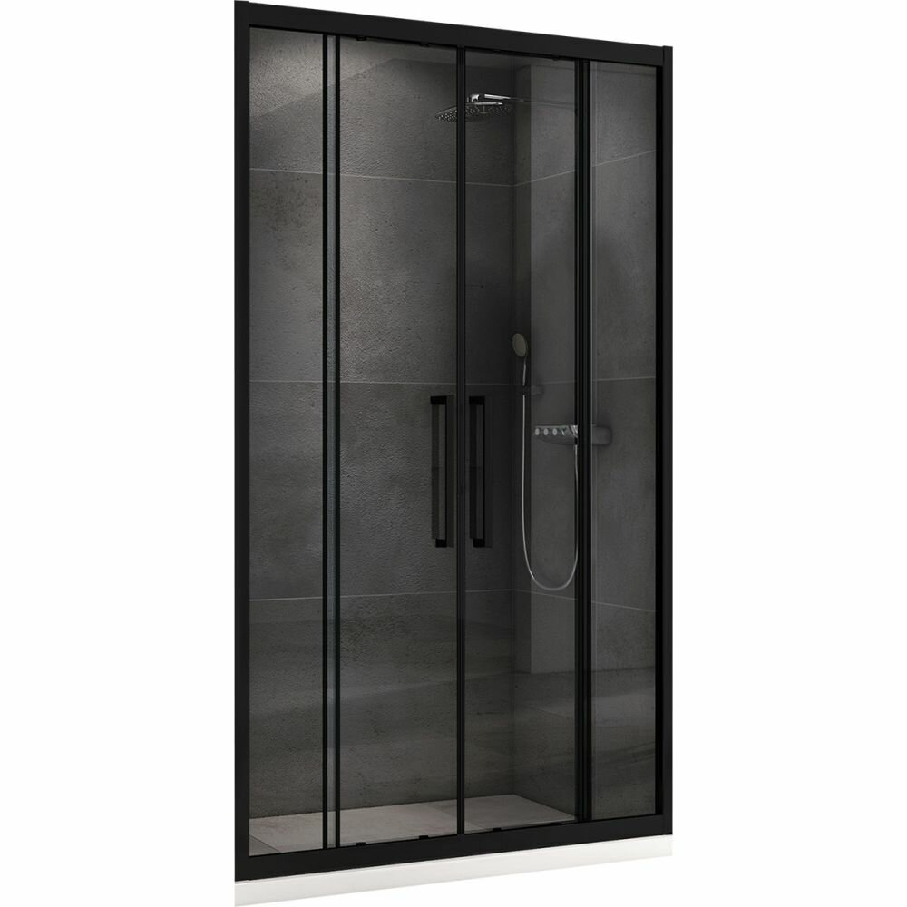 Душевая дверь Abber (Аббер) Schwarzer Diamant 1800х1950 мм AG33180BH