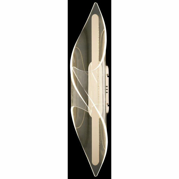 Светильник светодиодный Wertmark WE447.01.321 Helga золото LED 1*18Вт LED 3000K