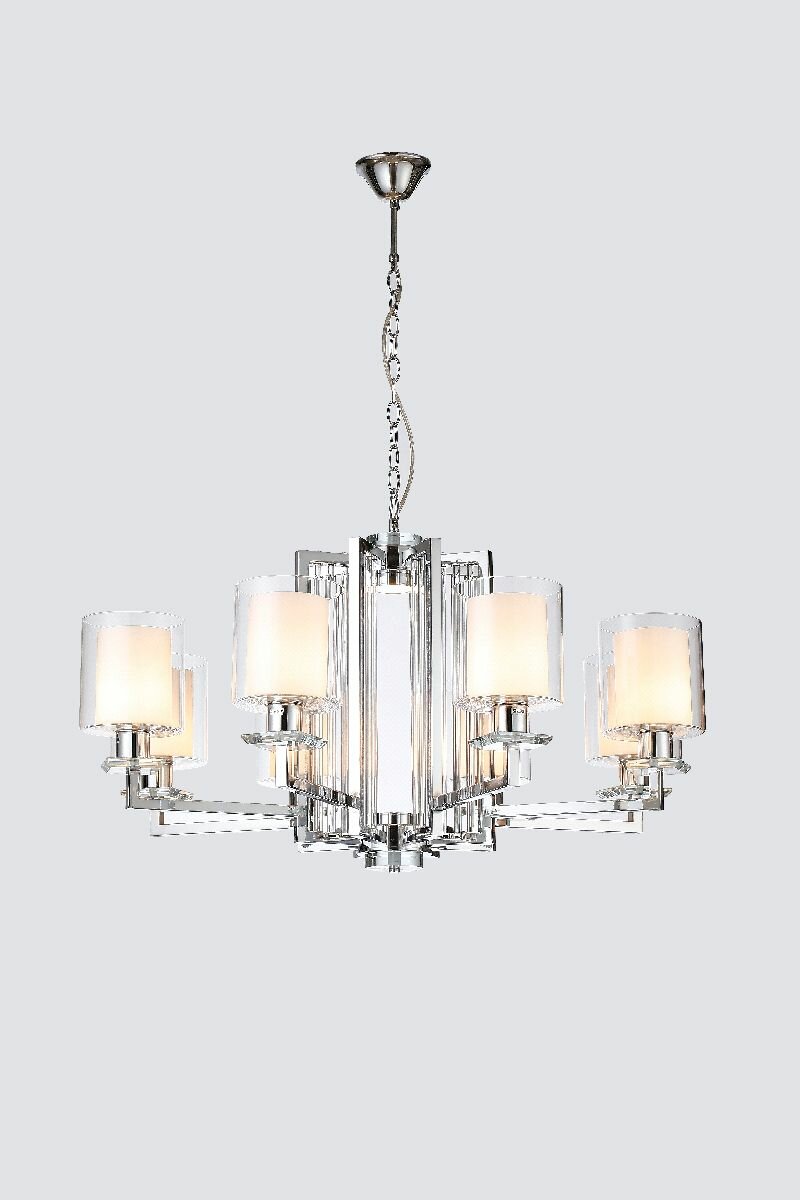 Подвесная люстра iLamp King RM6201-8 CR+CL