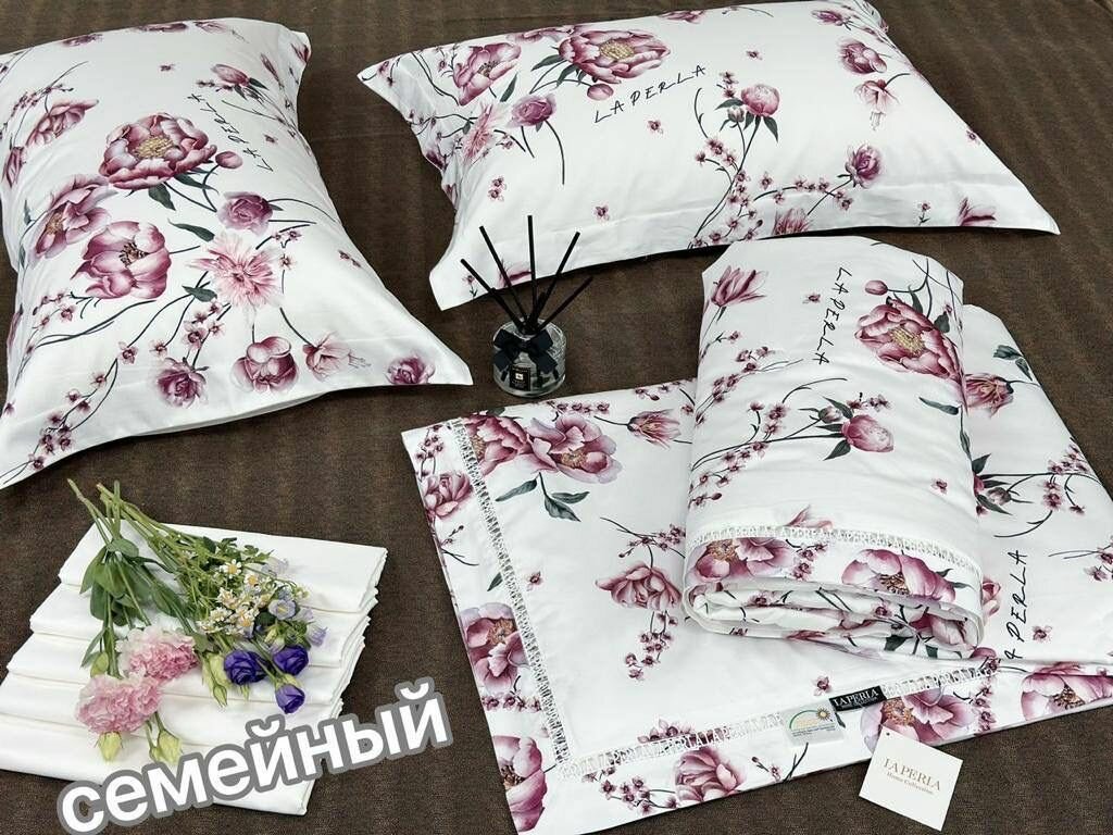 Комплект постельного белья с одеялом Семейный